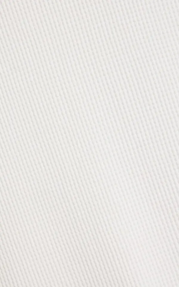 WITH NOTHING UNDERNEATH Bessette Waffled Cotton Top