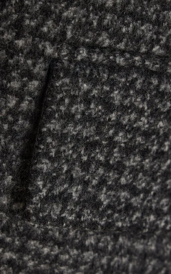 HOUSE OF DAGMAR Short Curved Wool-blend Jacket