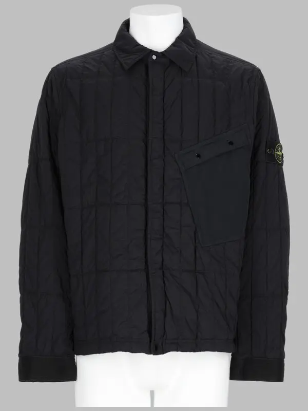 Stone Island Quilted Shirt Jacket