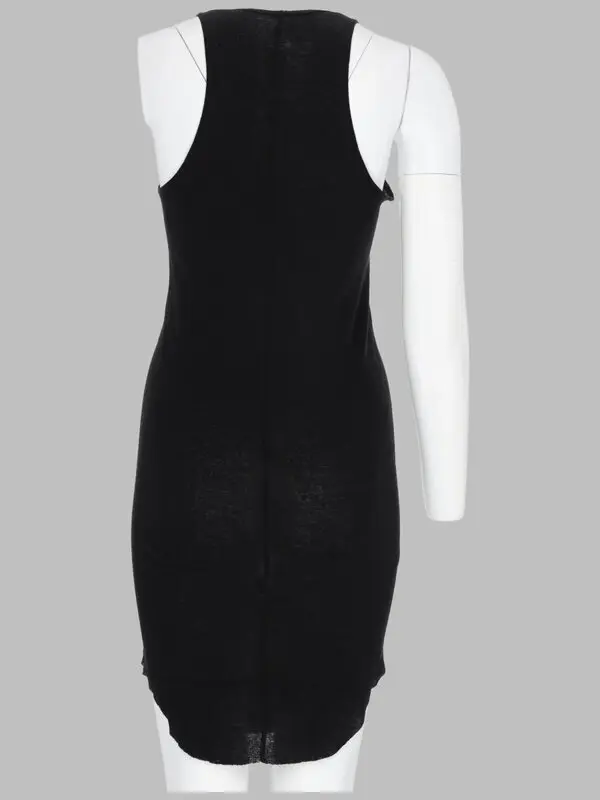 Rick Owens Sleeveless Sheer Tank Dress
