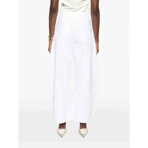 Alaïa Cotton Wide-leg Jeans