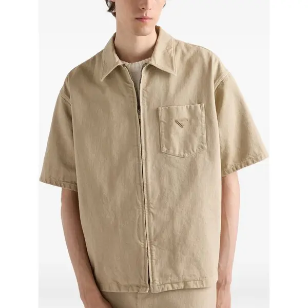 Prada Neutrals Shirts - Cream