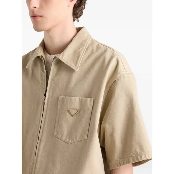 Prada Neutrals Shirts - Cream