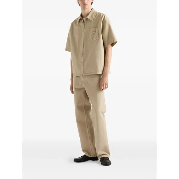 Prada Neutrals Shirts - Cream