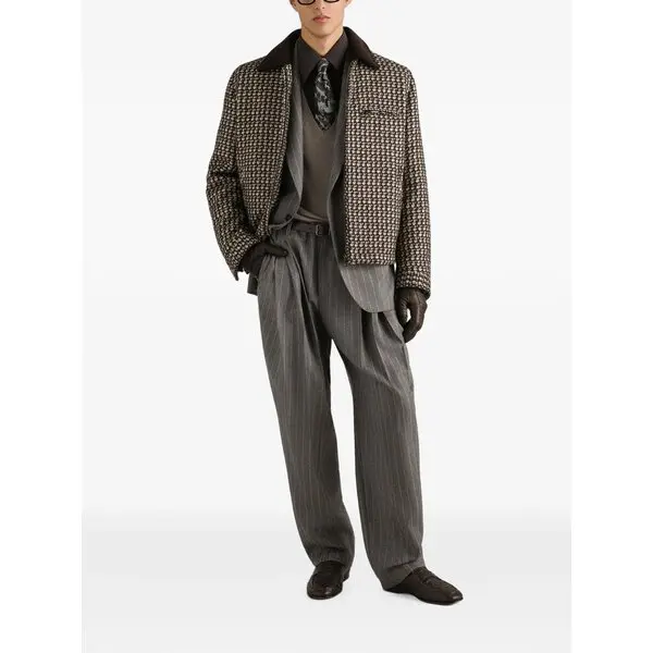 Dolce & Gabbana Grey Trousers Tailored Trousers