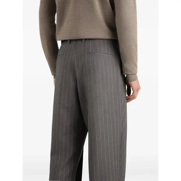 Dolce & Gabbana Grey Trousers Tailored Trousers