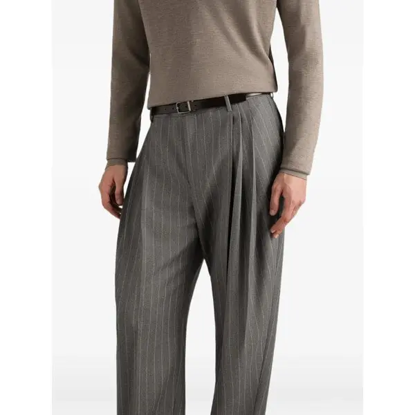 Dolce & Gabbana Grey Trousers Tailored Trousers