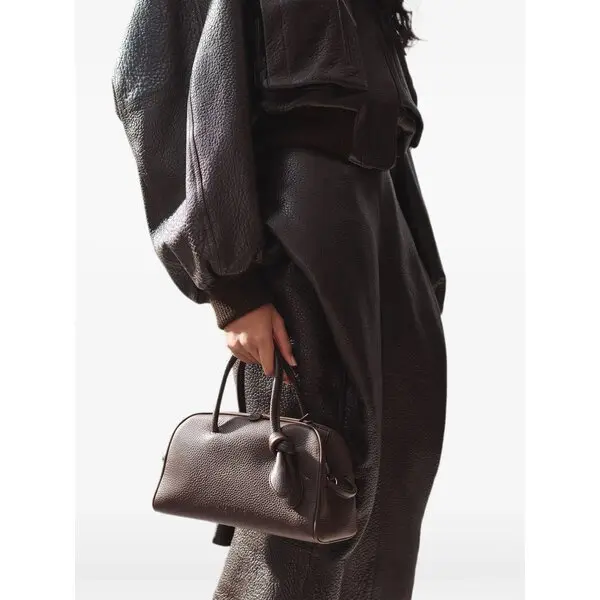 Jacquemus Grained Leather Tote Bag
