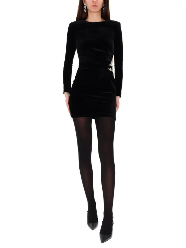 SELF-PORTRAIT Mini Velvet Dress