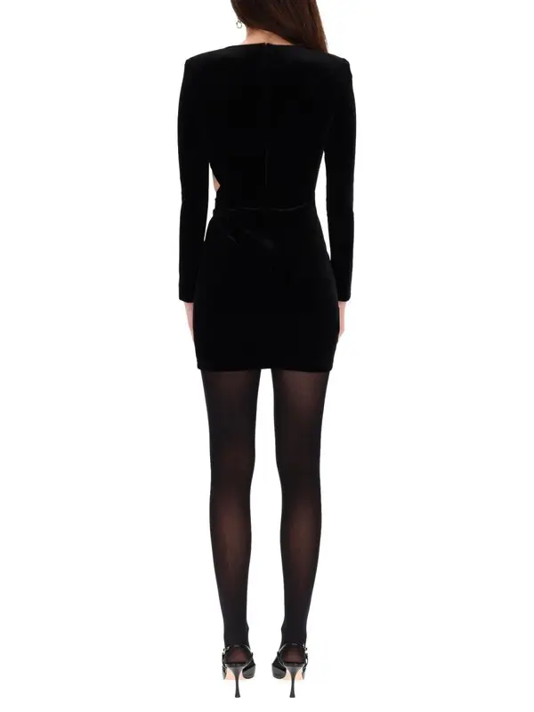 SELF-PORTRAIT Mini Velvet Dress