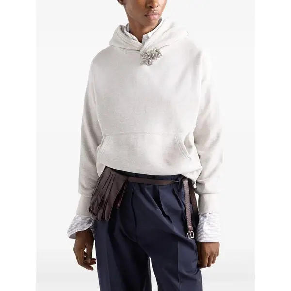 Prada Grey Tops Hoodies