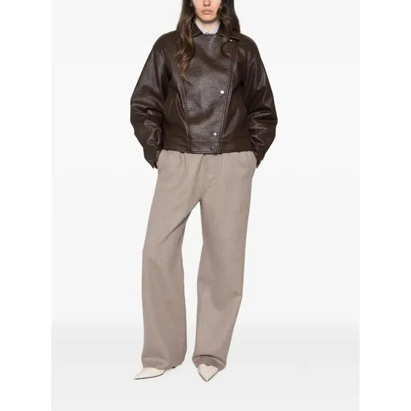 Carven Neutrals Trousers Tailored Trousers