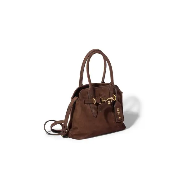 Miu Miu Aventure Suede Handbag