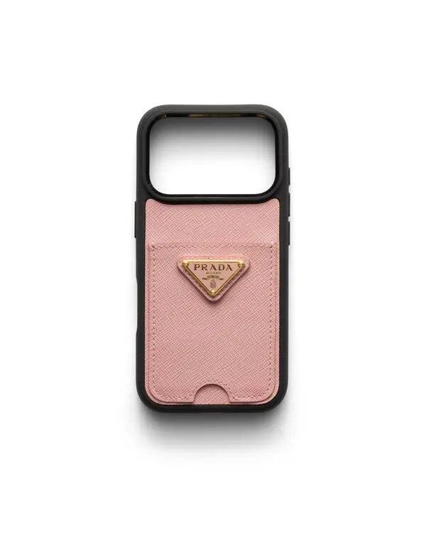 Prada Saffiano Leather Case For Iphone 17 Pro