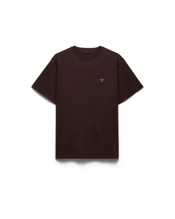 Prada Cotton T-shirt - Brown