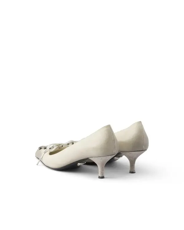 Prada Antiqued Leather Pumps