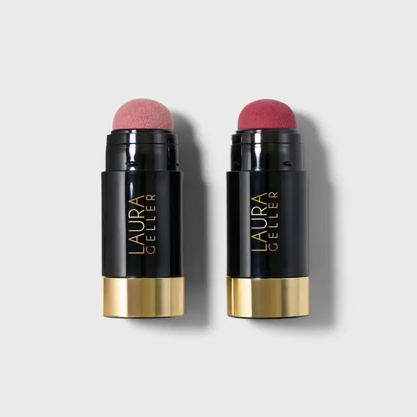 Laura Geller Beauty Serum Blush Cheek Tint Makeup Duo - Practical Pink/blushing Berry