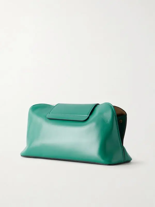 Versace Vivienne Medusa-detailed Leather Clutch