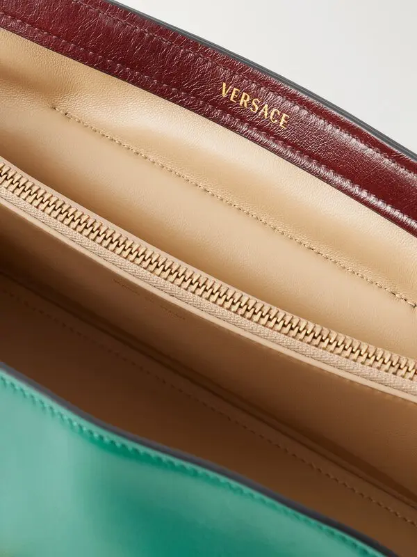 Versace Vivienne Medusa-detailed Leather Clutch