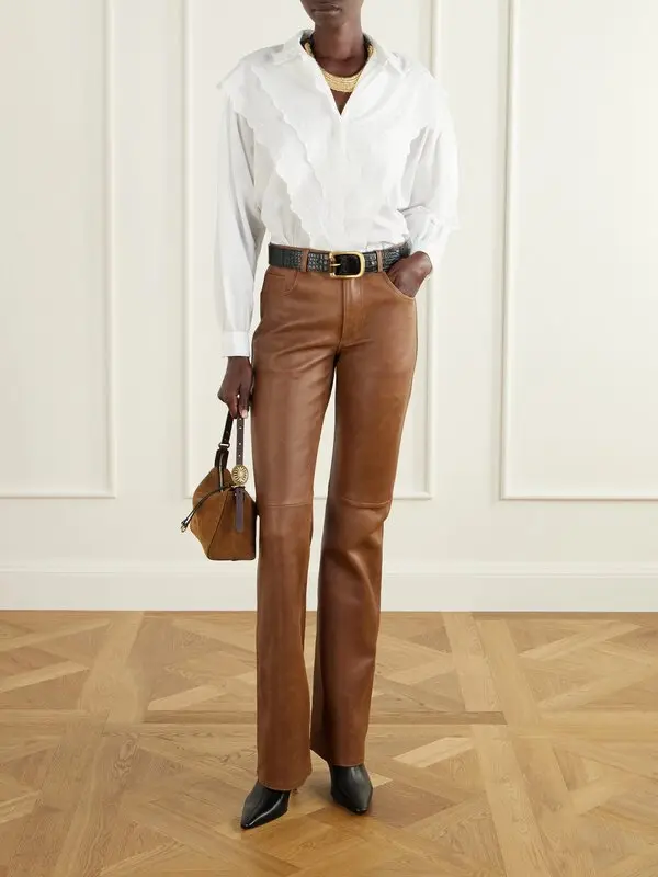 Etro Suede And Leather Shoulder Bag - Brown