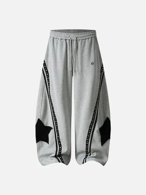 AELFRIC EDEN Panel Baggy Barrel Sweatpants
