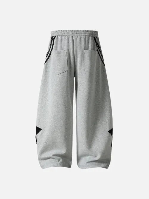 AELFRIC EDEN Panel Baggy Barrel Sweatpants