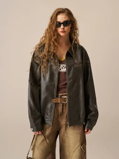 AELFRIC EDEN Vintage Leather Jacket