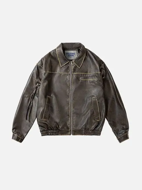 AELFRIC EDEN Vintage Leather Jacket