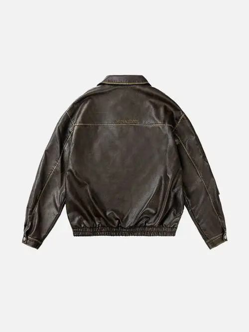 AELFRIC EDEN Vintage Leather Jacket