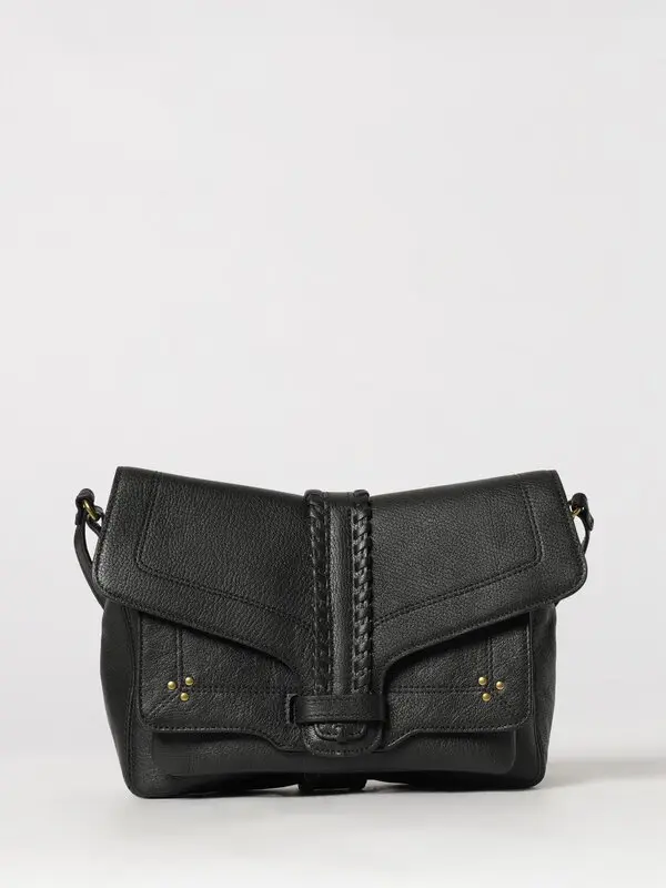 Jérôme Dreyfuss Harry Medium Grained Leather Crossbody Bag With Flap Closure