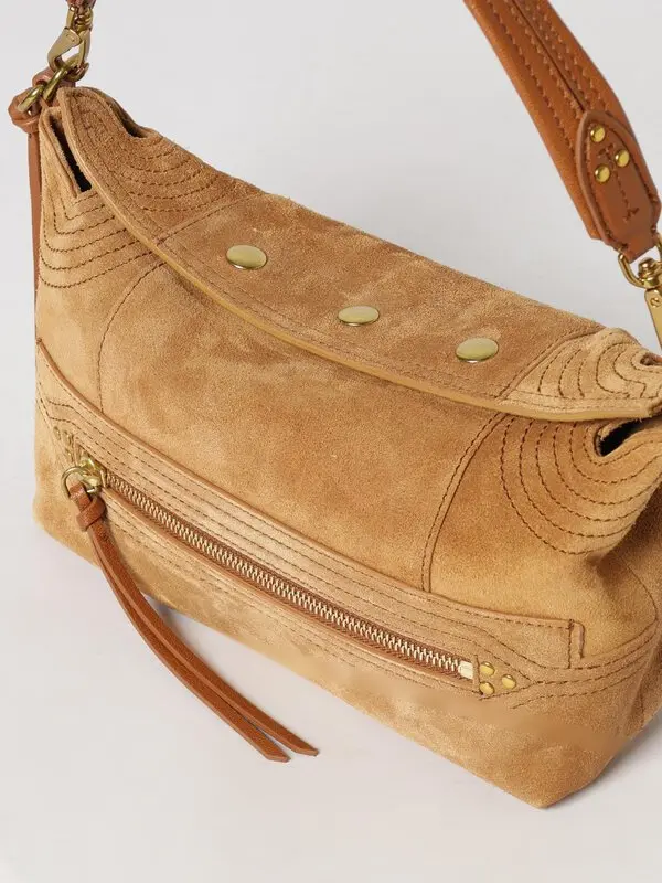 Jérôme Dreyfuss Lucky Mini Suede Calfskin Shoulder Bag
