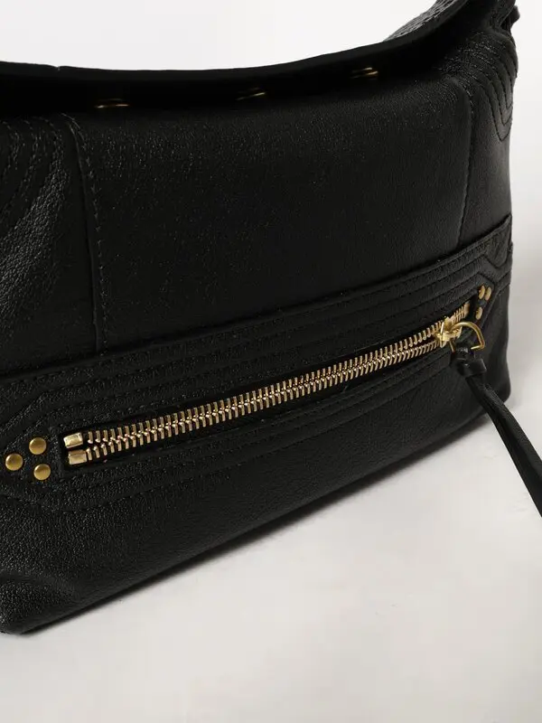 Jérôme Dreyfuss Lucky Mini Buffalo Leather Shoulder Bag With Removable Handle