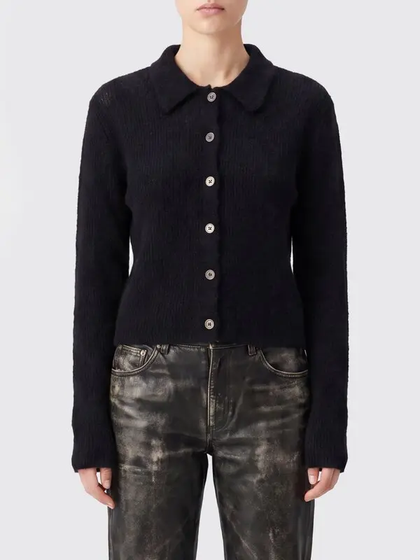 Our Legacy Long-sleeve Alpaca-wool Blend Cardigan - Black