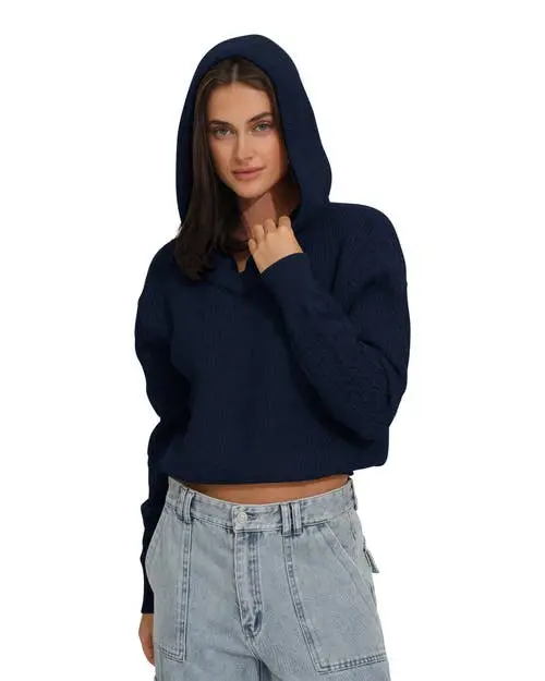 BELLE & BLOOM On The Run Knitted Hoodie