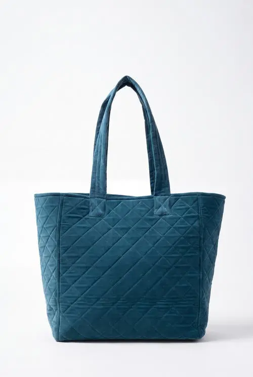 ELIZABETH SCARLETT Honey Bee Velvet Tote