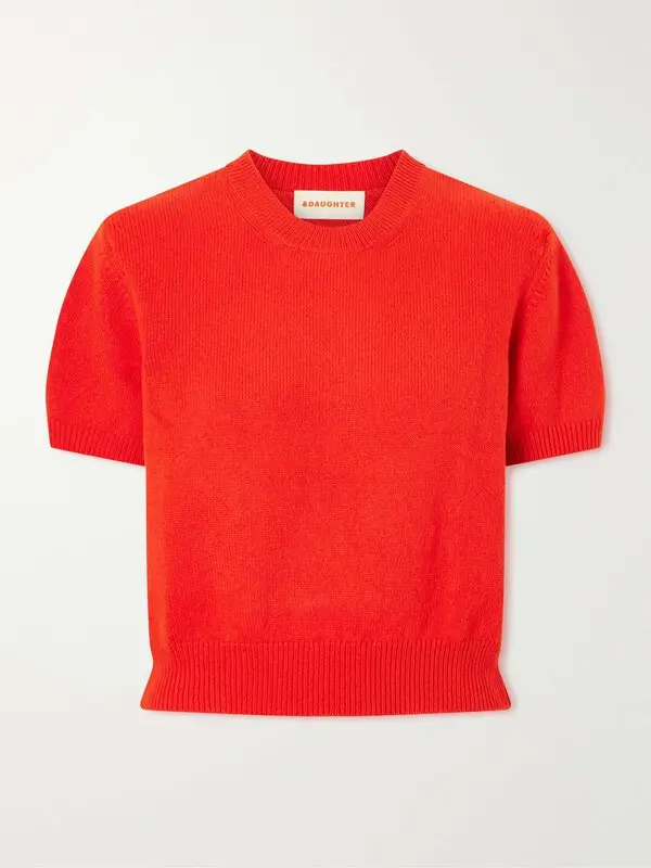 &daughter Wicklow Wool Sweater - Red