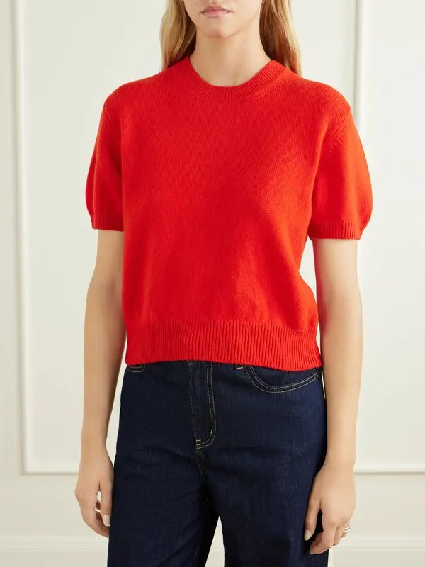 &daughter Wicklow Wool Sweater - Red