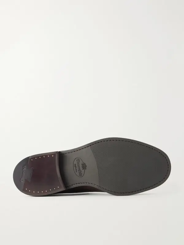 Church's Pentire Waxed-suede Derby Shoes
