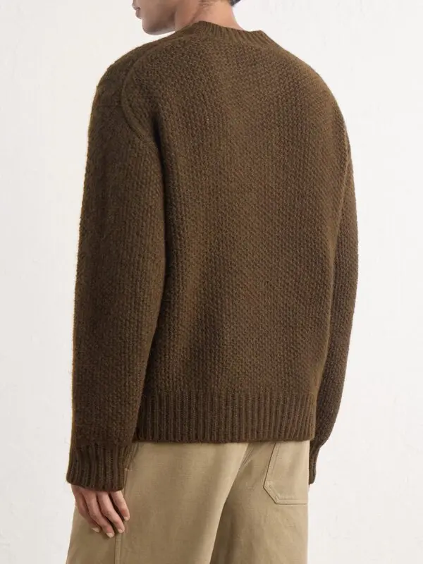 PIACENZA CASHMERE 1733 Cable-knit Alpaca And Wool-blend Sweater