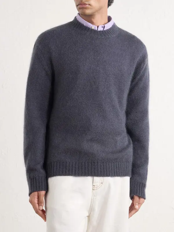 PIACENZA CASHMERE 1733 Mohair And Silk-blend Sweater