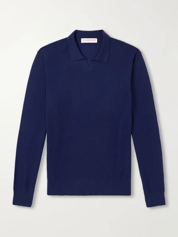 Orlebar Brown Bresson Cashmere Polo Shirt