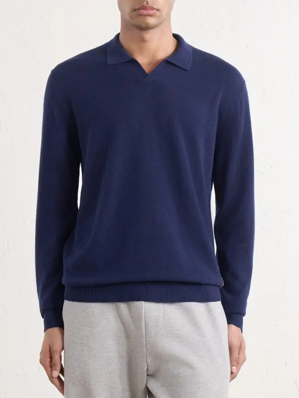 Orlebar Brown Bresson Cashmere Polo Shirt