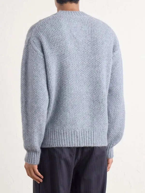 PIACENZA CASHMERE 1733 Cable-knit Alpaca And Wool-blend Sweater