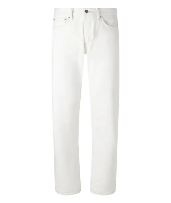 TOM FORD Straight-leg Selvedge Jeans - White