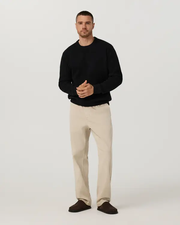 Vuori Benton Twill Elastic Waist Relaxed Fit Pants - Limestone