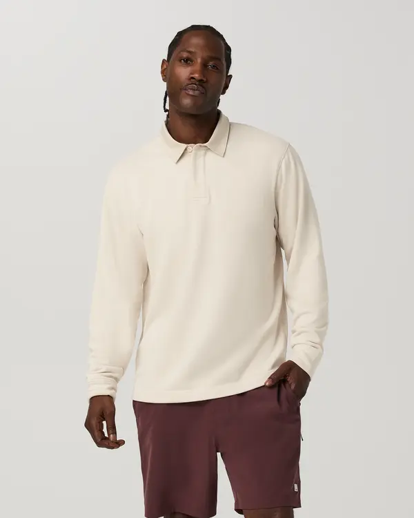 Vuori Long Sleeve Cypress Rugby - Bone