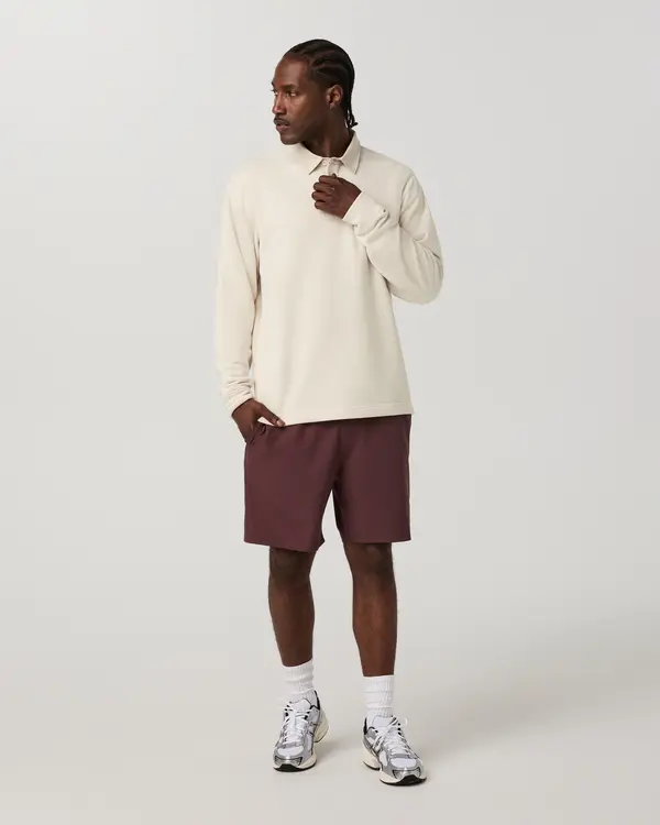 Vuori Long Sleeve Cypress Rugby - Bone