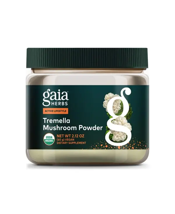 GAIA HERBS Tremella Mushroom Powder - No Color