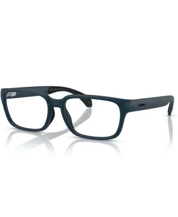 Moncler Full Rim Rectangle Eyeglasses - Matte Blue