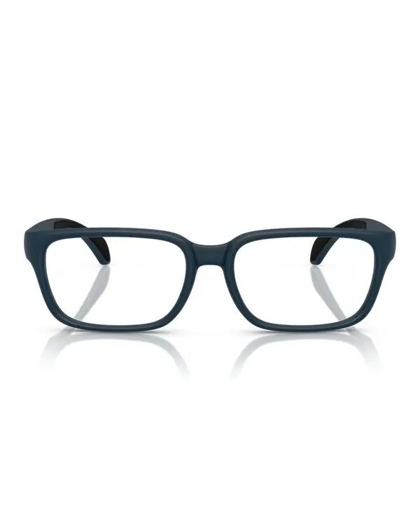 Moncler Full Rim Rectangle Eyeglasses - Matte Blue